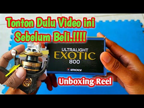 Unboxing Reel Exotic Dari Iroly, Reel Murah Tapi Mampu Bersaing - YouTube