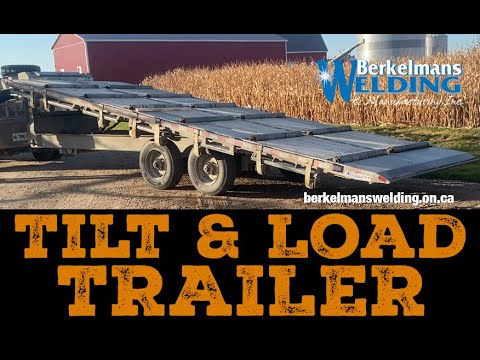 Tilt and Load Trailers | Made in Canada 🇨🇦 | Berkelmans Welding and ...