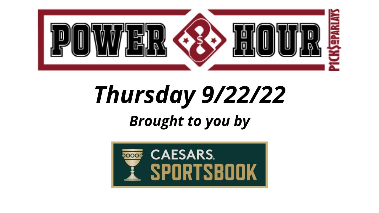 Picks & Parlays Power Hour - Thursday 9/22/22 - NFL - CFL- NCAAF - YouTube