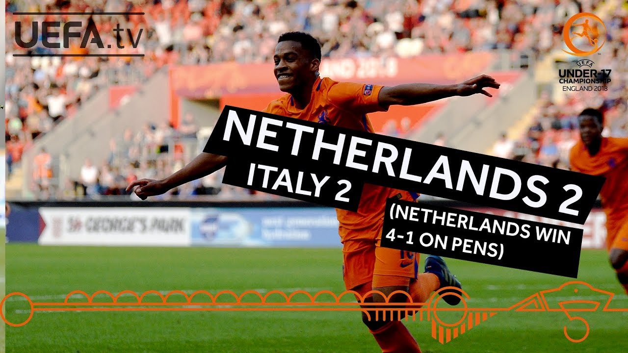 U17 final highlights: Italy v Netherlands - YouTube