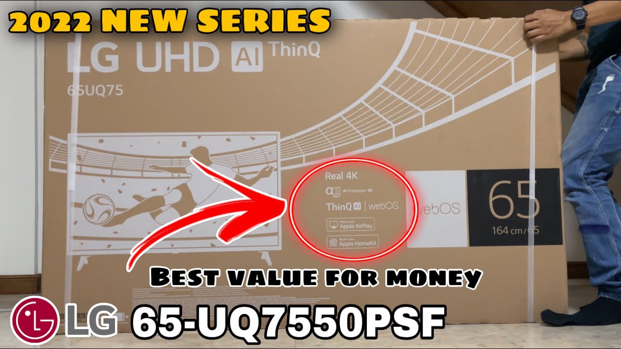 LG 65 INCHES UQ7550PSF the 2022 latest model, unboxing | review | price ...