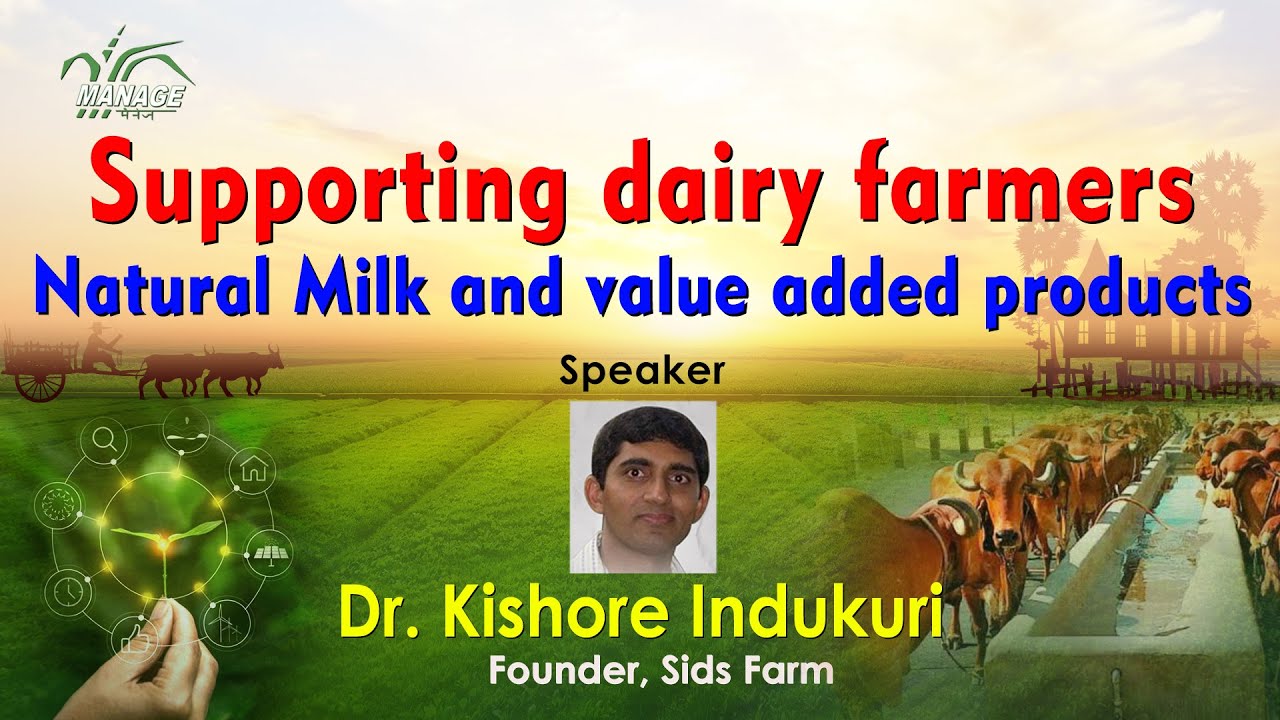 Supporting dairy farmers – Natural Milk and value added products - YouTube