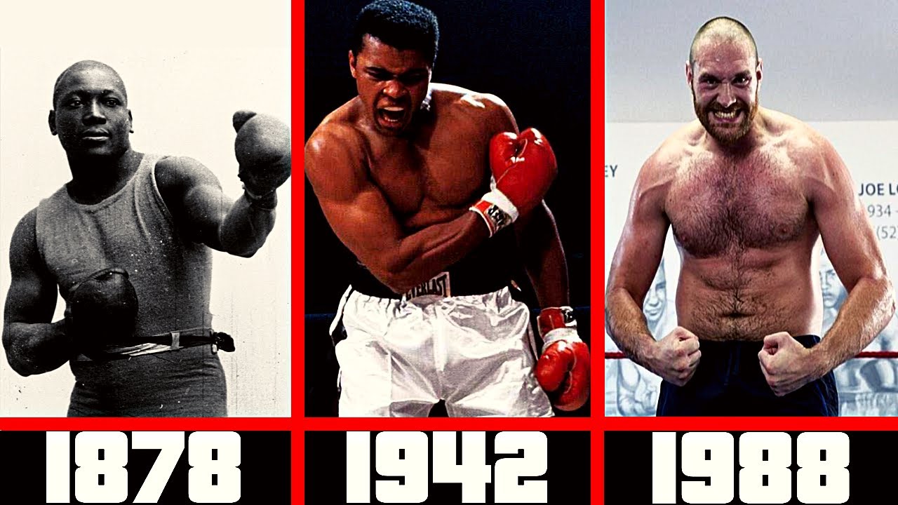 The Best Boxers Born in Every Year from 1858 - 2000 - YouTube
