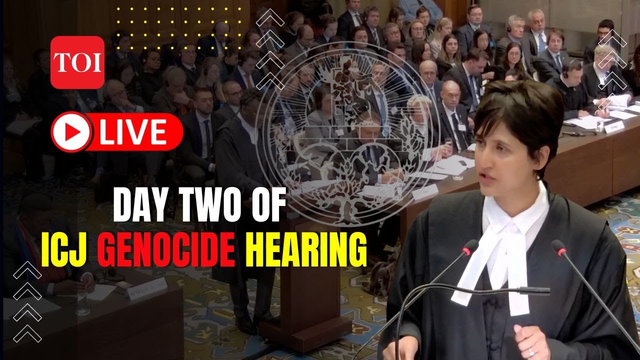 ICJ LIVE: Israel Responds on "Genocide Case" at International Court of ...