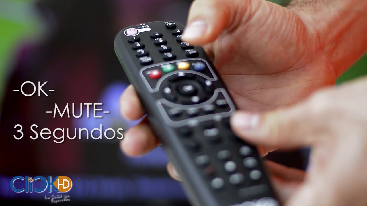 ClickHD CONFIGURACIÓN DEL CONTROL PARA TU TV - YouTube