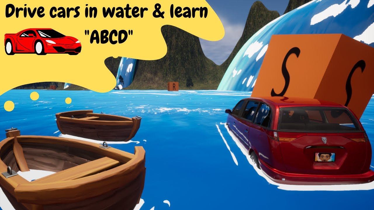 Drive Cars and Learn ABCD | ABC Alphabet Songs with Car For Children ...