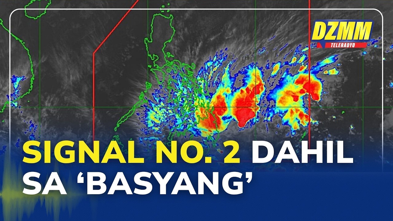 Signal no. 2 up in Mindanao as 'Basyang' maintains strength | DZMM ...