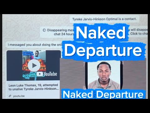 Tyreke Jarvis Hinkson wanted to tell his story on Naked Departure - Sadly, Barbados took him