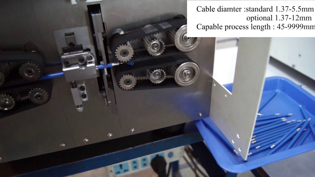 The Automatic Coaxial Cable Stripping Machine TBX 9600 Application ...