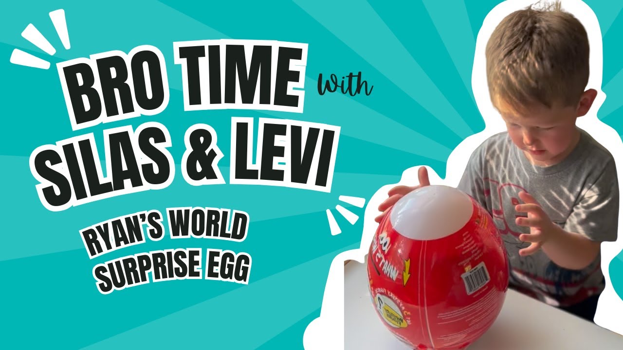 Silas & Levi OPEN a GIANT Ryan's World Egg! 🥚 What's INSIDE?! 🤩! - YouTube