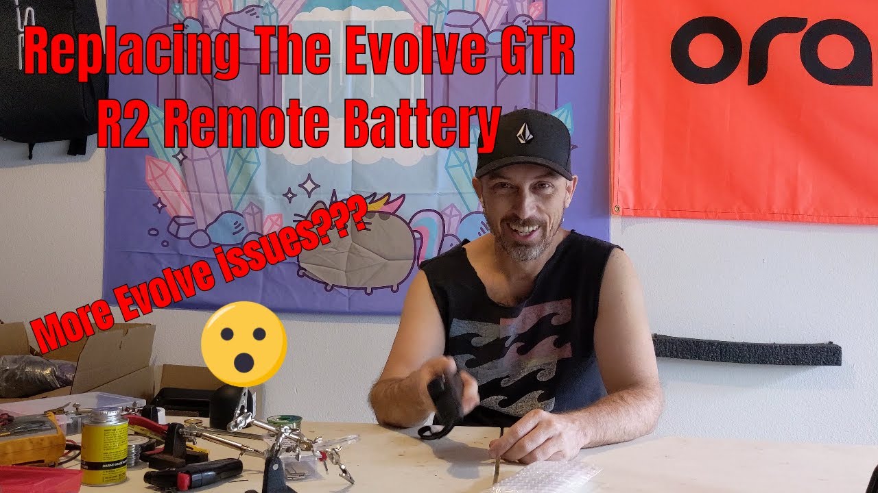 Replacing The Evolve GTR R2 Remote battery - YouTube