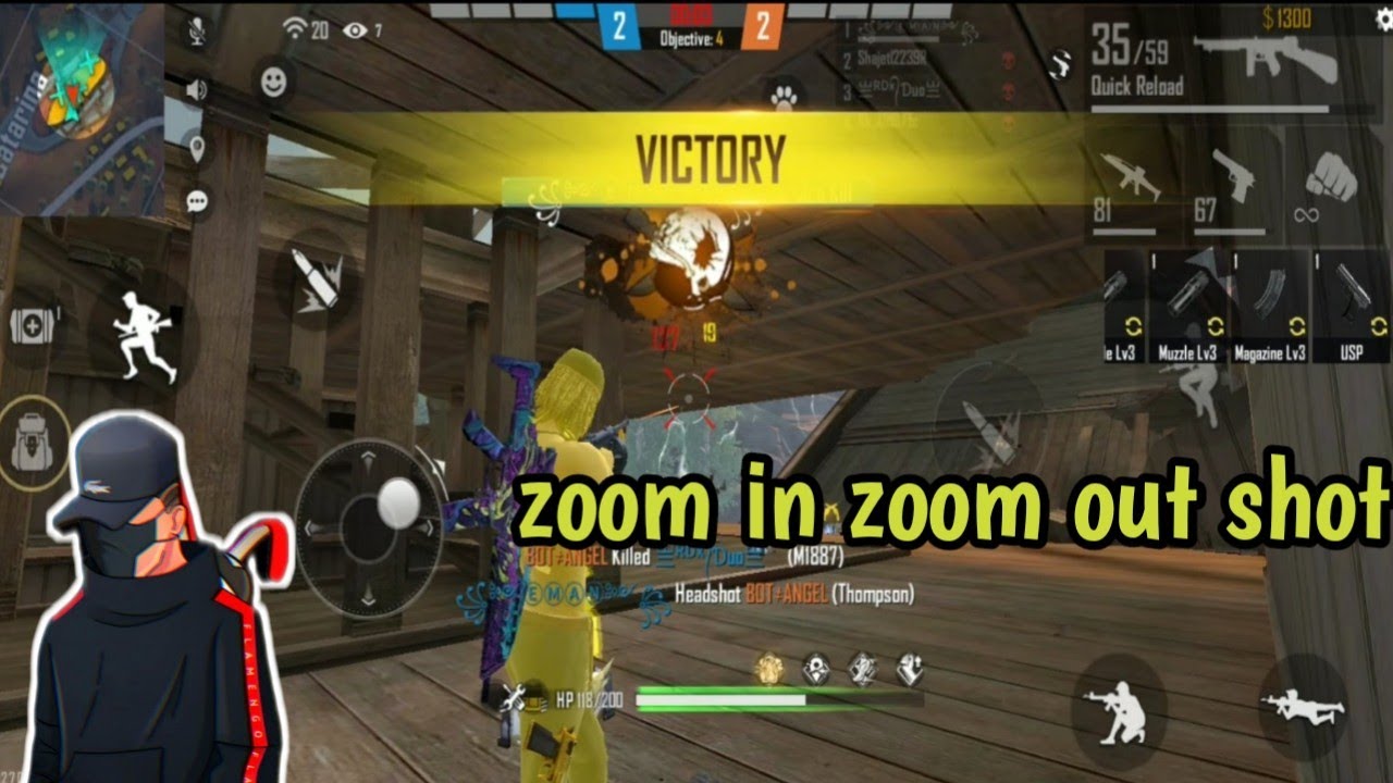 FREE FIRE Zoom in zoom out shot M.T.C Gaming..... /// - YouTube