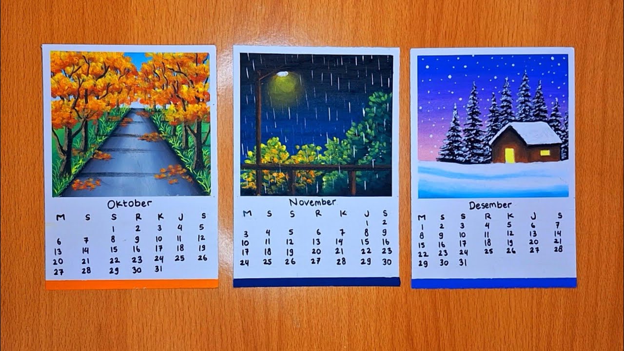 Tutorial Menggambar Kalender Simple ️ - YouTube