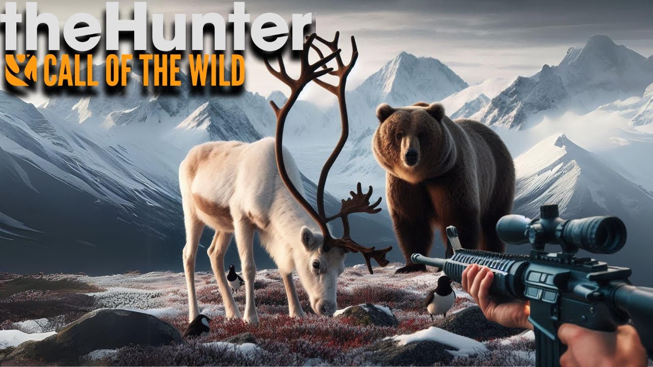 HUNTING Grizzly Bears Gave Us A Albino Caribou! call of the wild - YouTube