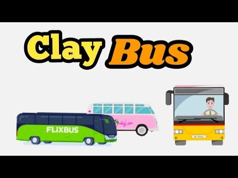 clay bus | how to make clay bus | polymer clay bus tutorial | clay ...
