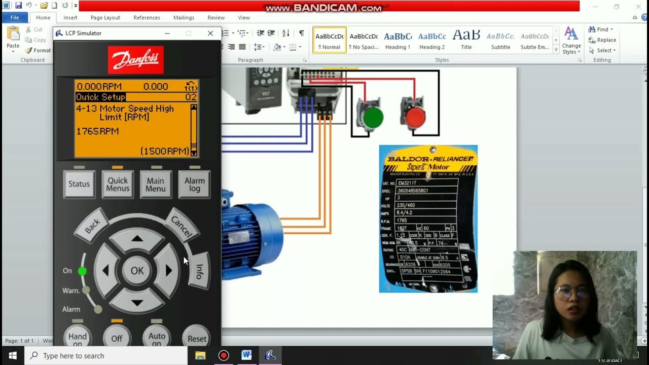 How to Program VFD using Danfoss LCP Simulator - YouTube
