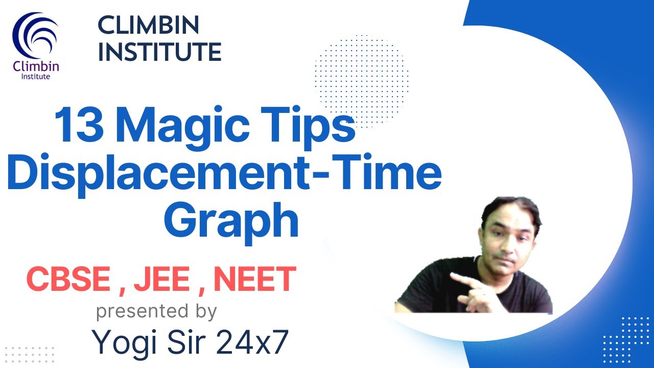 Displacement-Time Graph CBSE 11th Class , NEET , JEE Mains , JEE ...