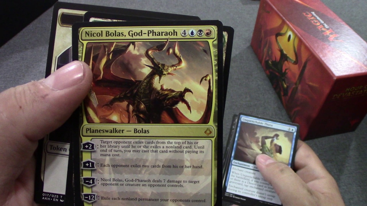 MTG fat pack Hour of Devastation, Phil's Deck - YouTube