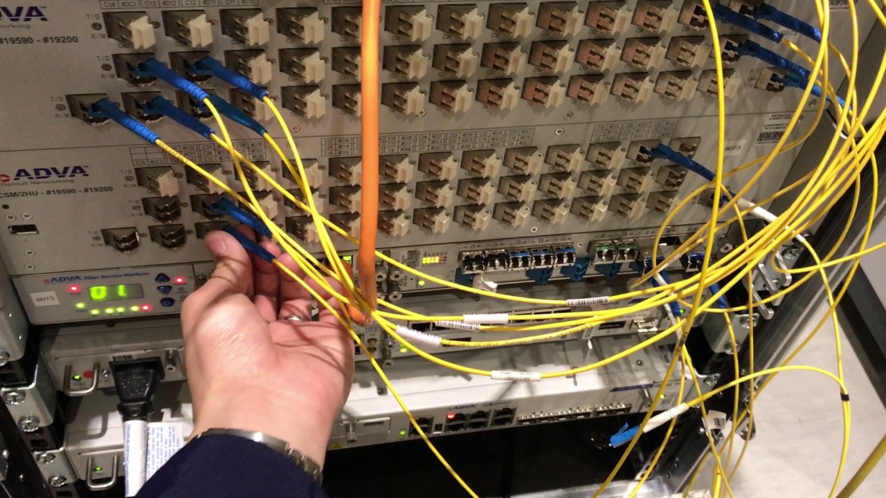 ADVA's wavelength-agnostic WDM demo - YouTube