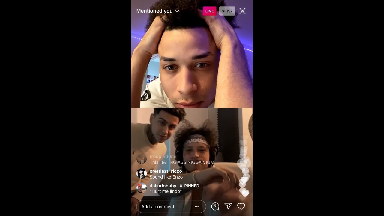 954enzo and Vium Recording New Song On Live - YouTube