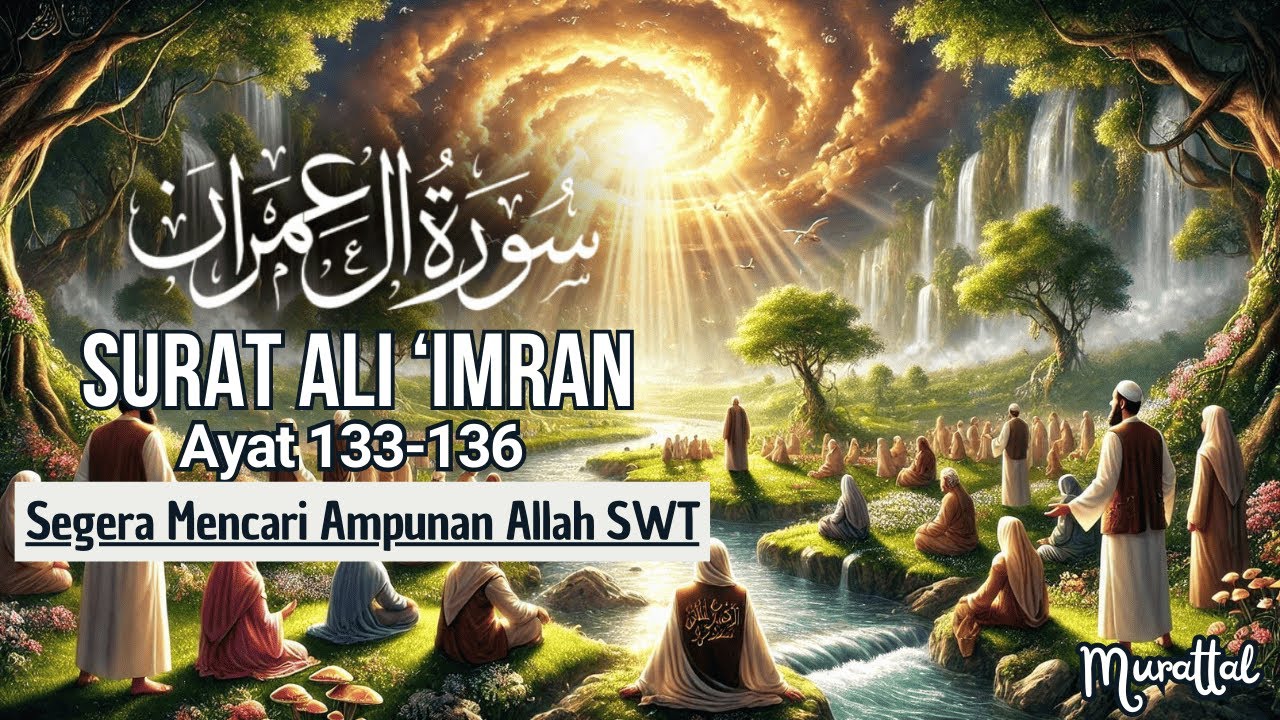 Murattal Surat Ali Imran Ayat 133-136 | Segera Mencari Ampunan Allah ...