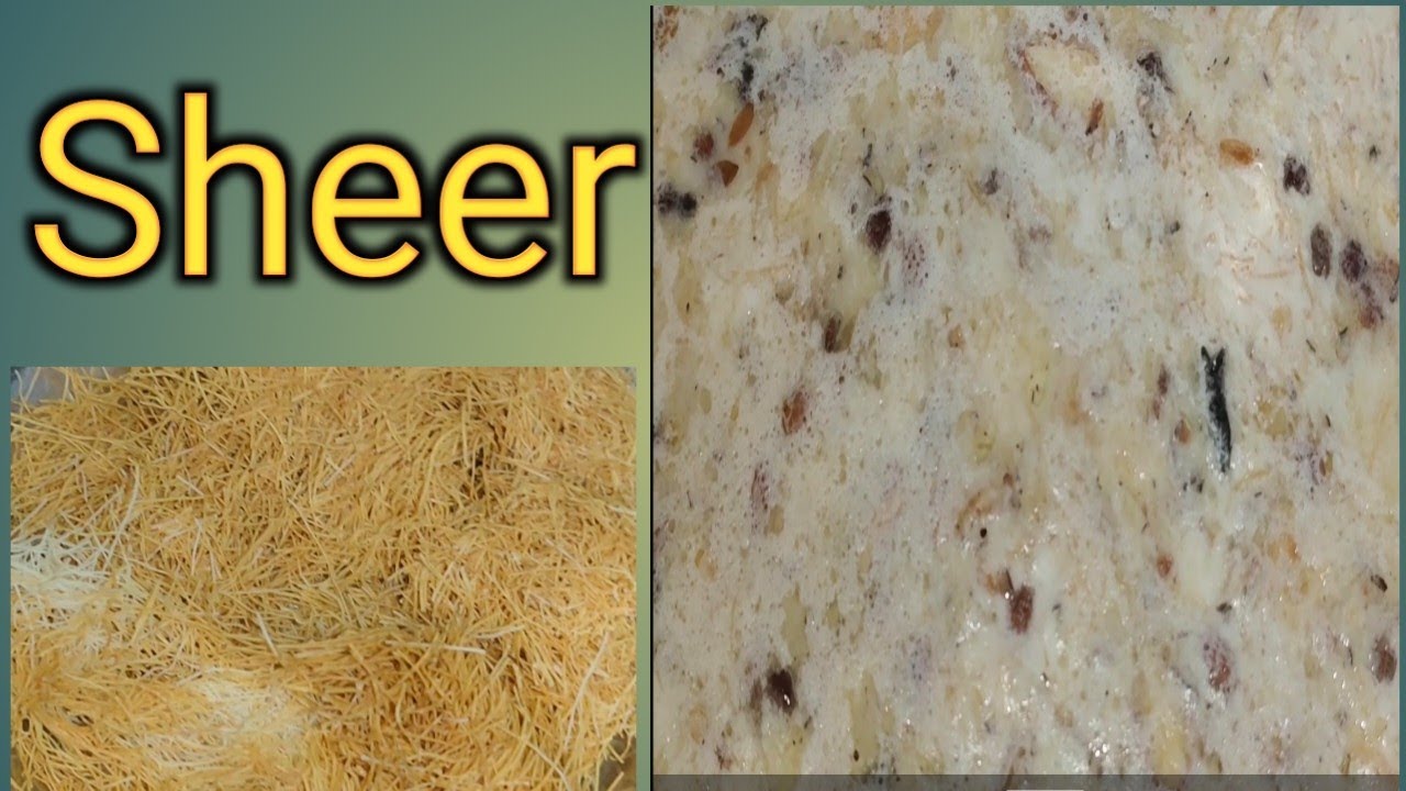 How To Make Sheer-By Tasty Town Express - YouTube