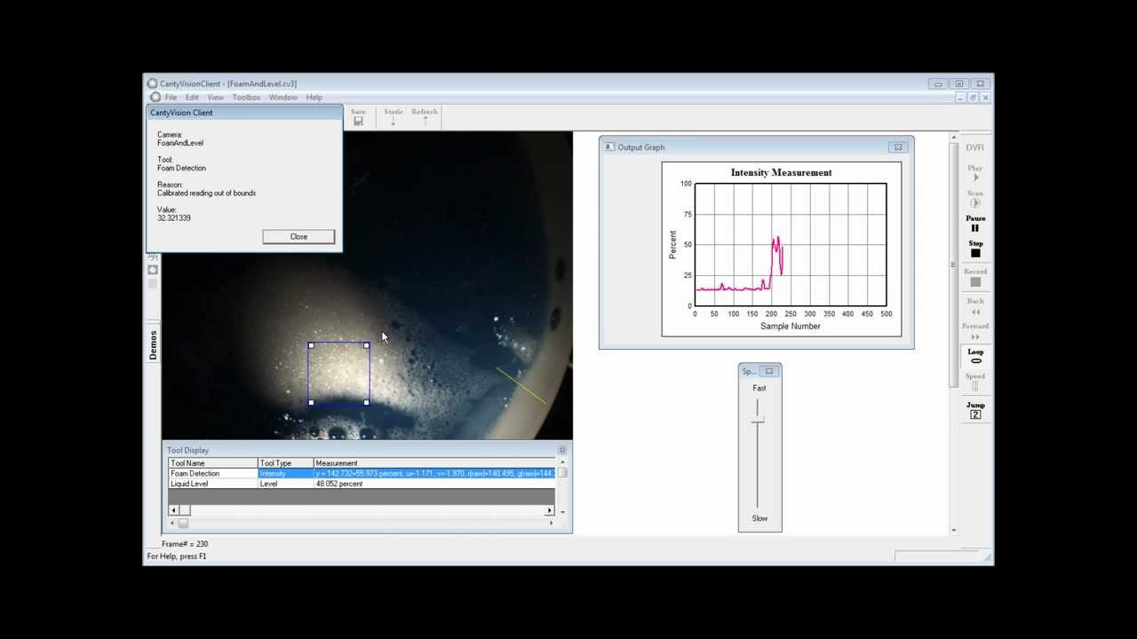 Canty - Foam and Level Detection - Camera System - YouTube