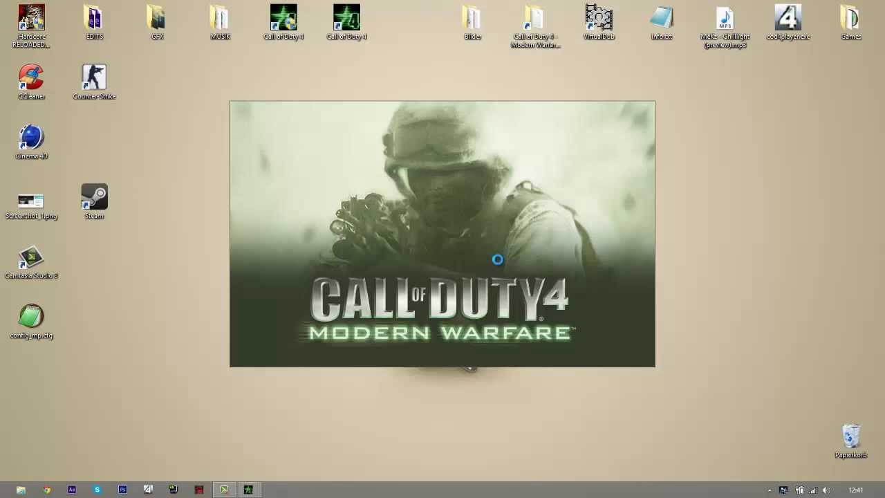Call of Duty 4 - Blackscreen after start - how to fix [GER] - YouTube