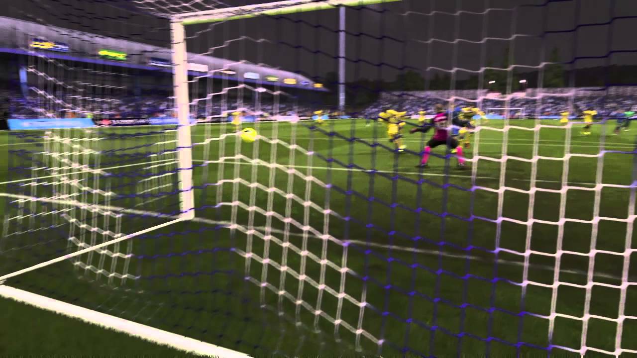 1v1 off post goal - YouTube