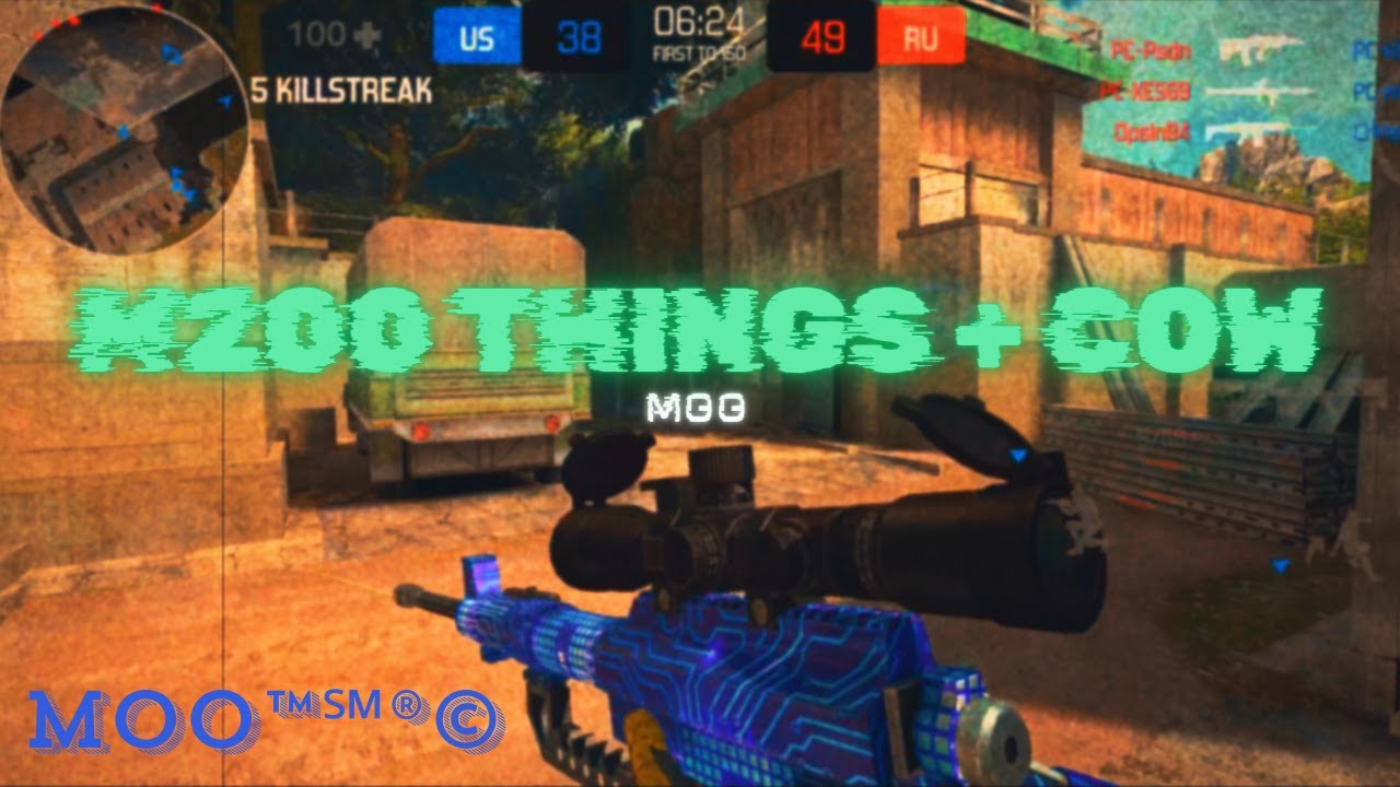 A Cow Shooting a Sniper Rifle?!? - YouTube