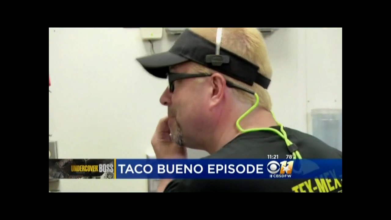 CBS 11: Taco Bueno's CEO on "Undercover Boss" - YouTube