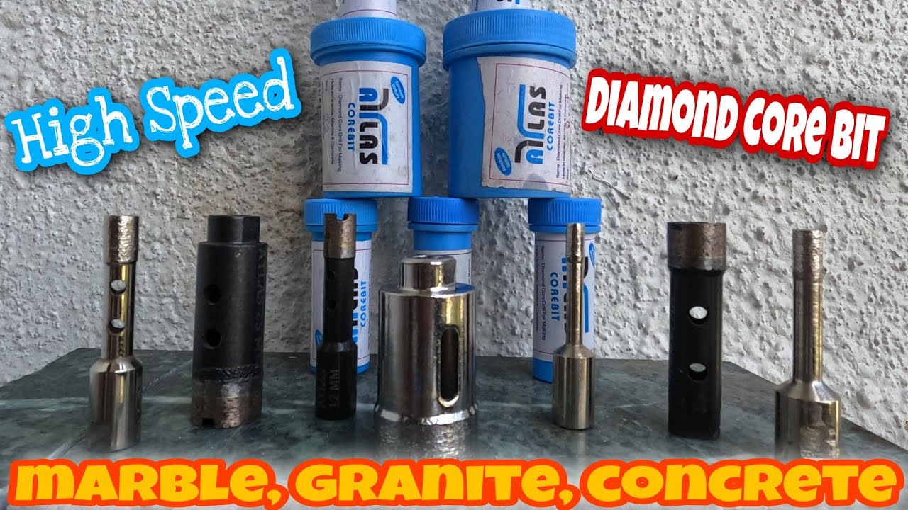 Make Hole in marble, granite, concrete. With the help of High speed ...