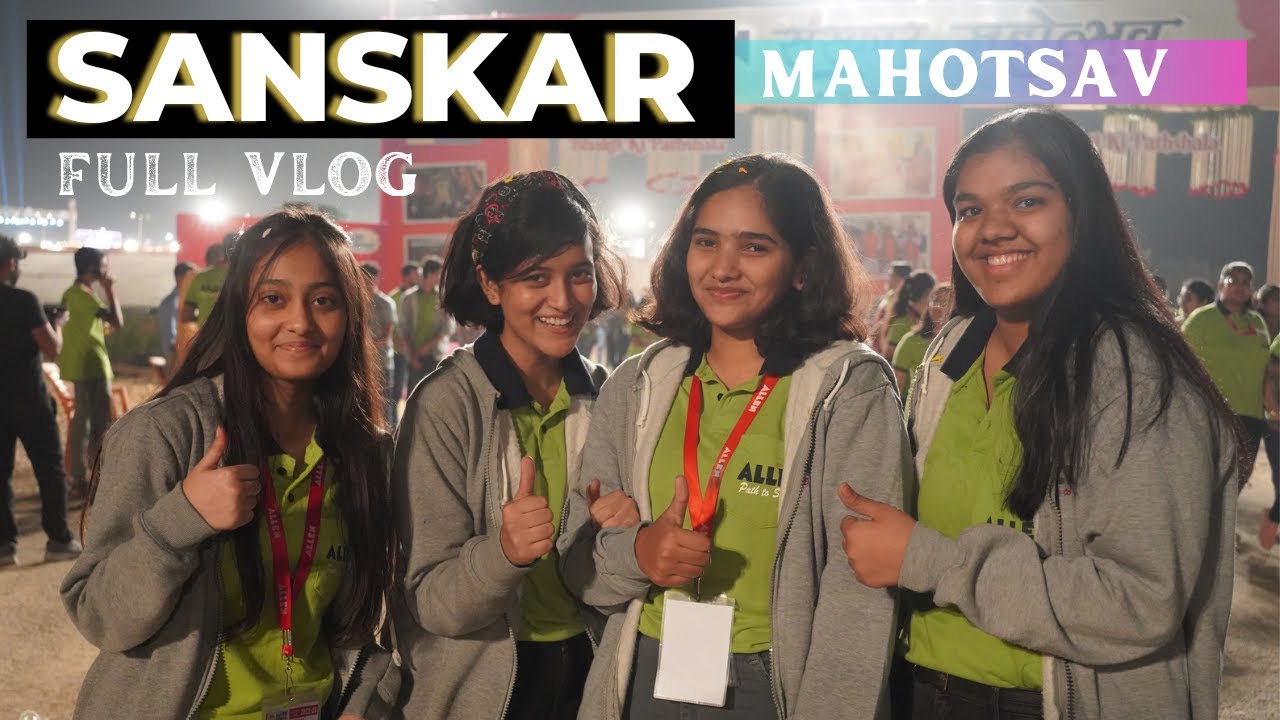 Allen Sanskar Mahotsav Full Video | Kota Girls Dance | Viral Video Allen Kota Biggest Mahotsav ...