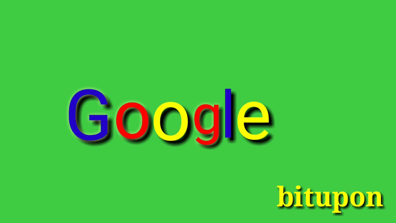 Google Green screen video || green screen video || - YouTube
