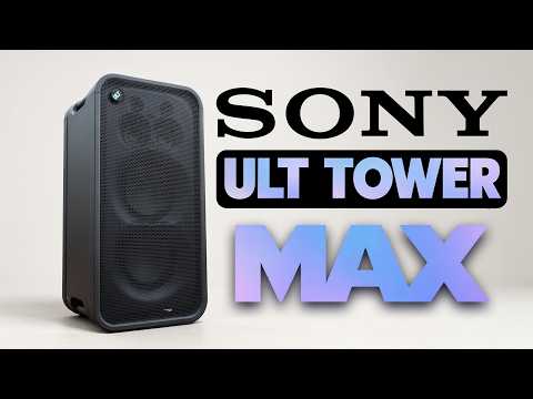 Sony ULT Tower MAX - NEW SPEAKER TESTED!!