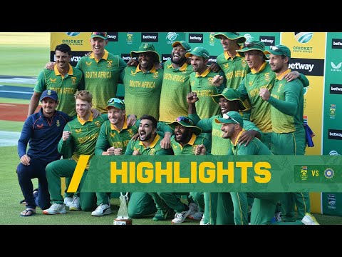Proteas vs India | 3rd Betway ODI Highlights | Six Gun Grill Newlands | 23 January - YouTube