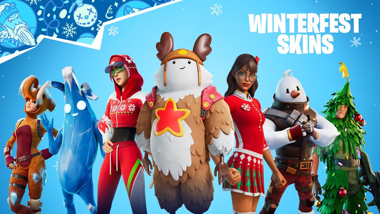All Winterfest FREE Skins (2019 - 2022) - YouTube