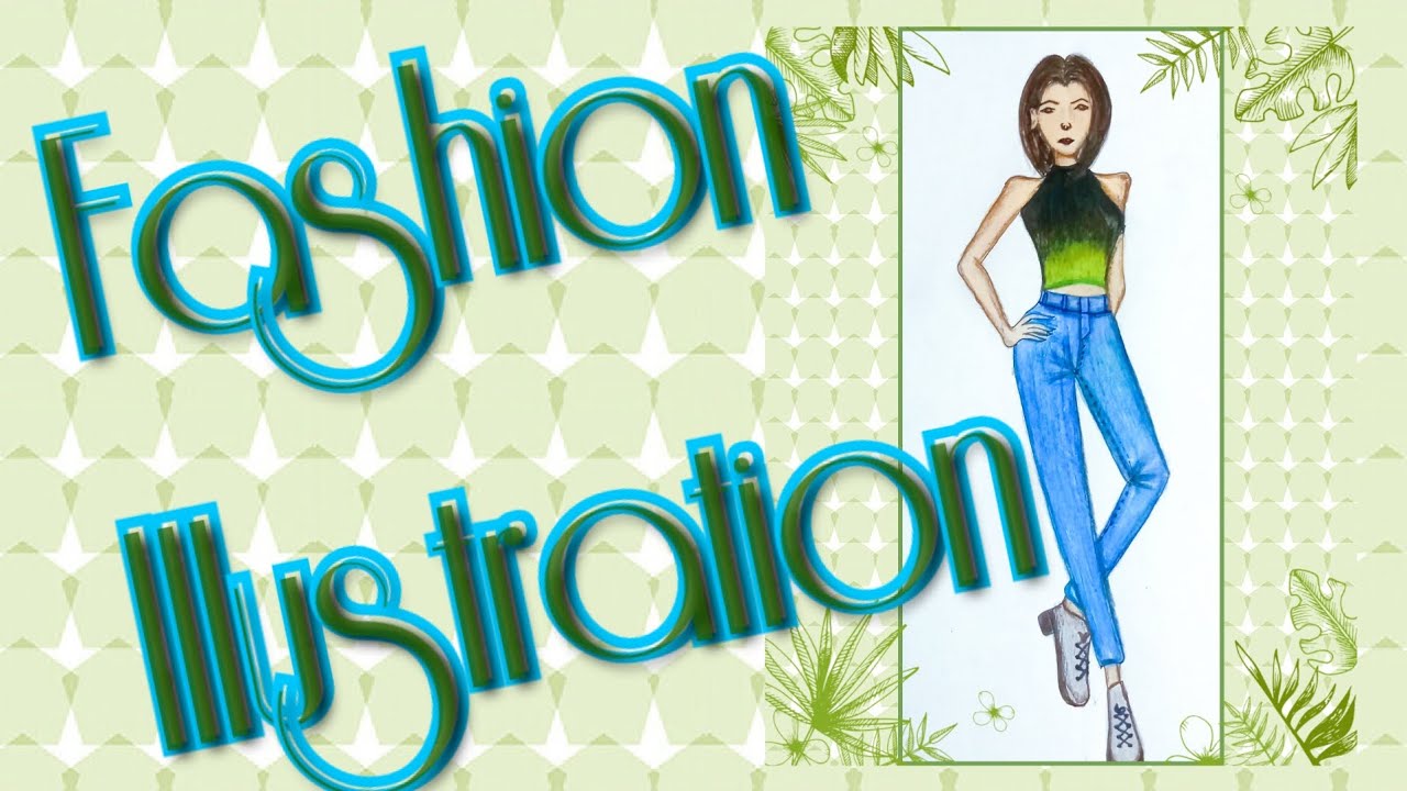 how to draw fashion figure with jean | fashion - YouTube