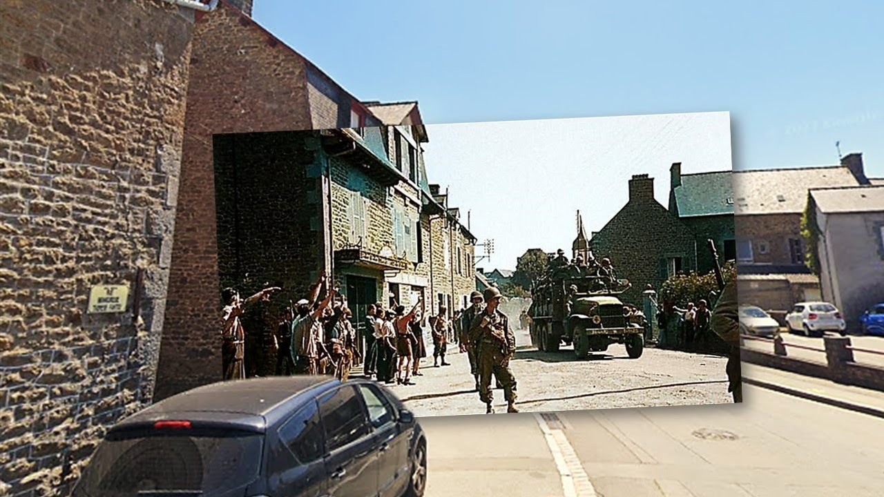 American Army in Miniac Morvan, Brettany, France - YouTube Music