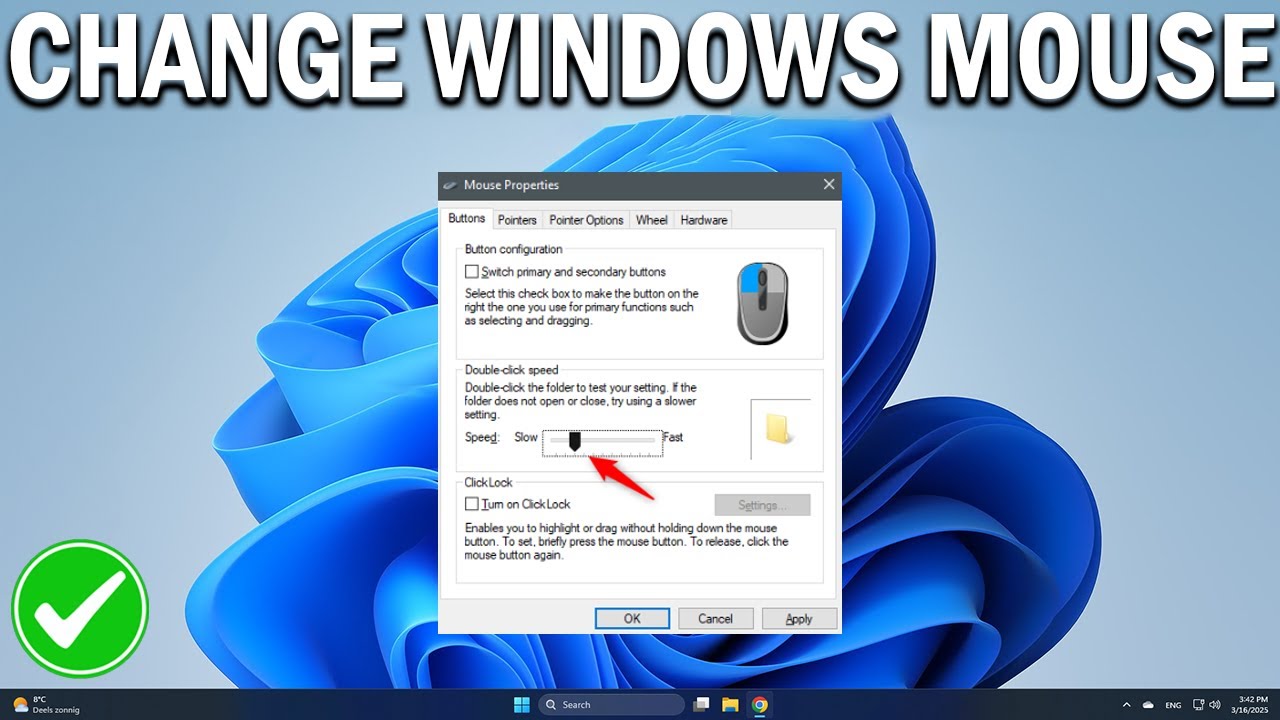How To Change Windows Mouse Settings - YouTube