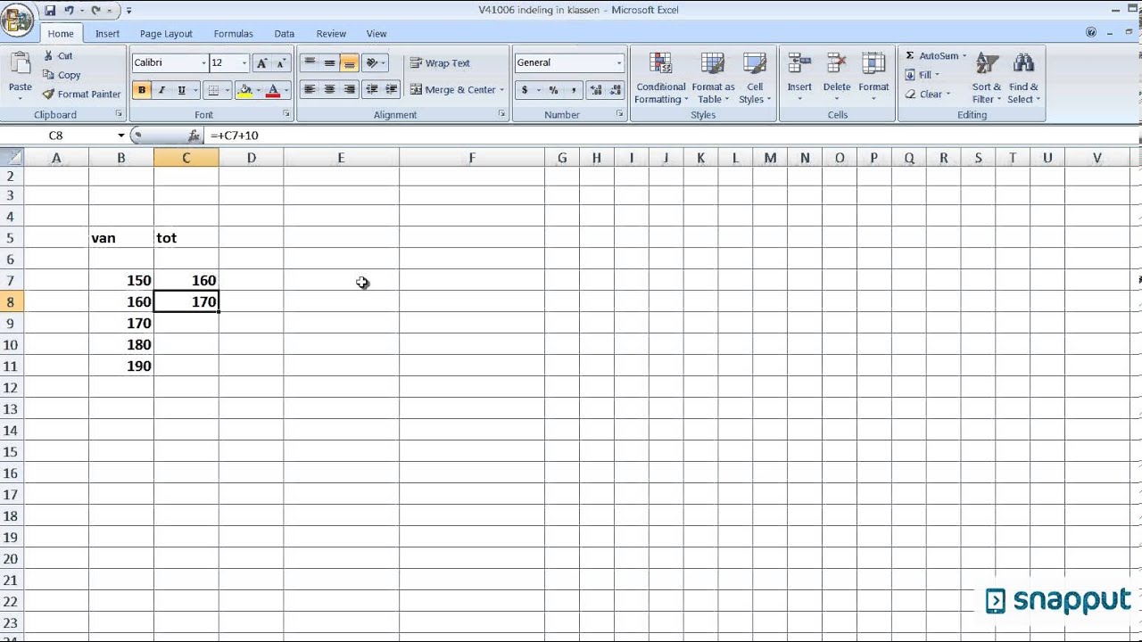 Indeling In Klassen Youtube 5925