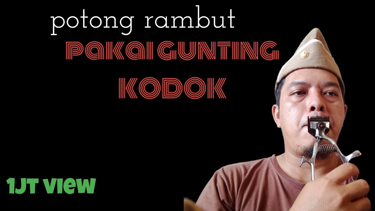 Gunting Kodok Jadul " buat potong rambut" - YouTube