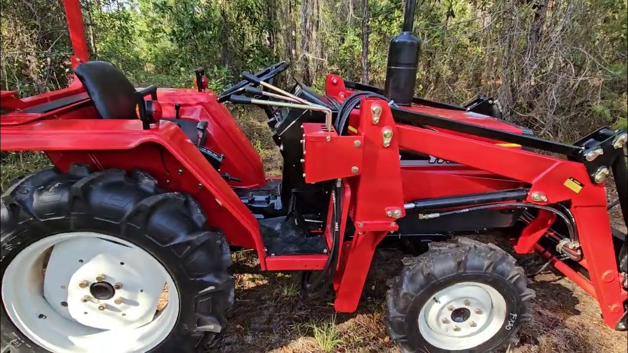 Yanmar maker of John Deere diesels FX20D used compact tractor for sale by - YouTube