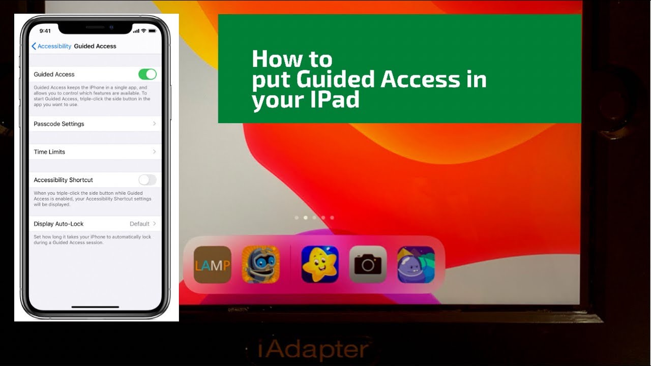 How to Turn on Guided Access on your Ipad or in Assistive communication ...