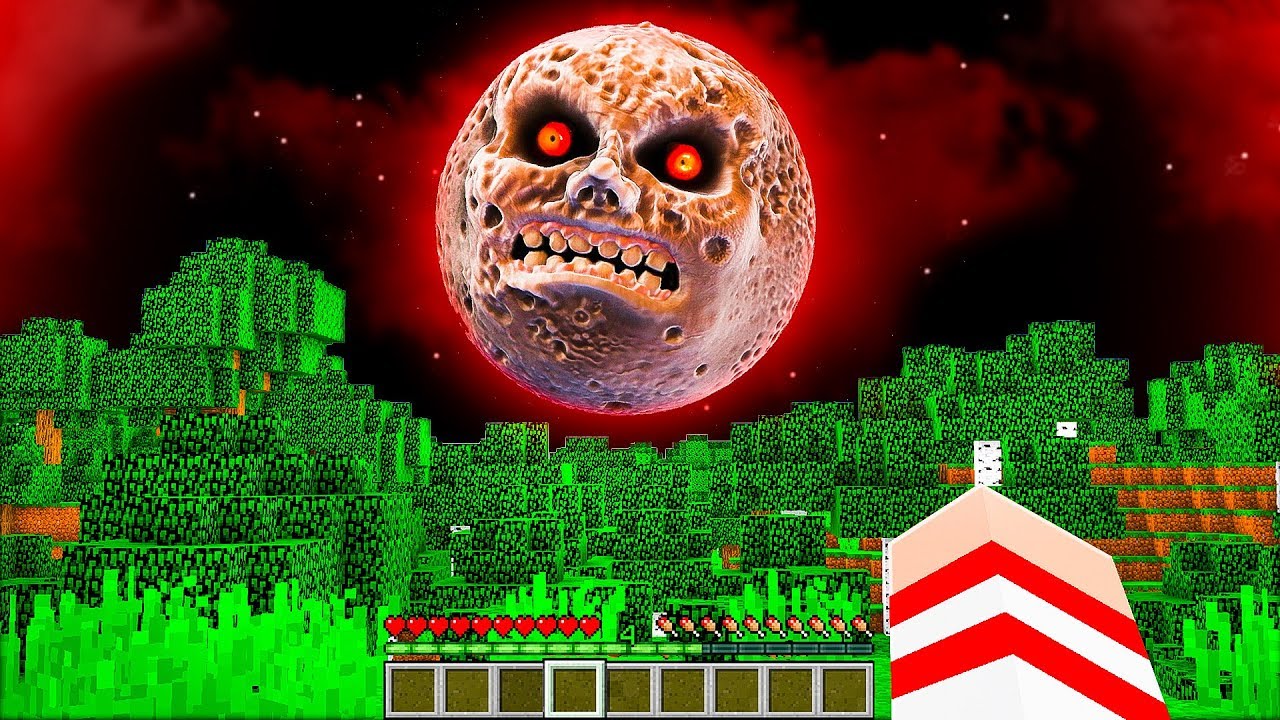 NÃO OLHE PARA ESSA LUA NO MINECRAFT ! - YouTube