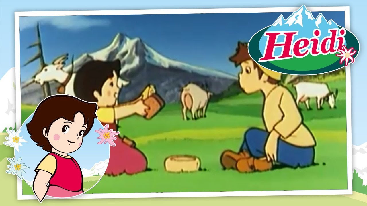 🗻El primer día de Heidi en los Alpes - Heidi - Escenas divertidas 🏔🌹🌲🗻 ...