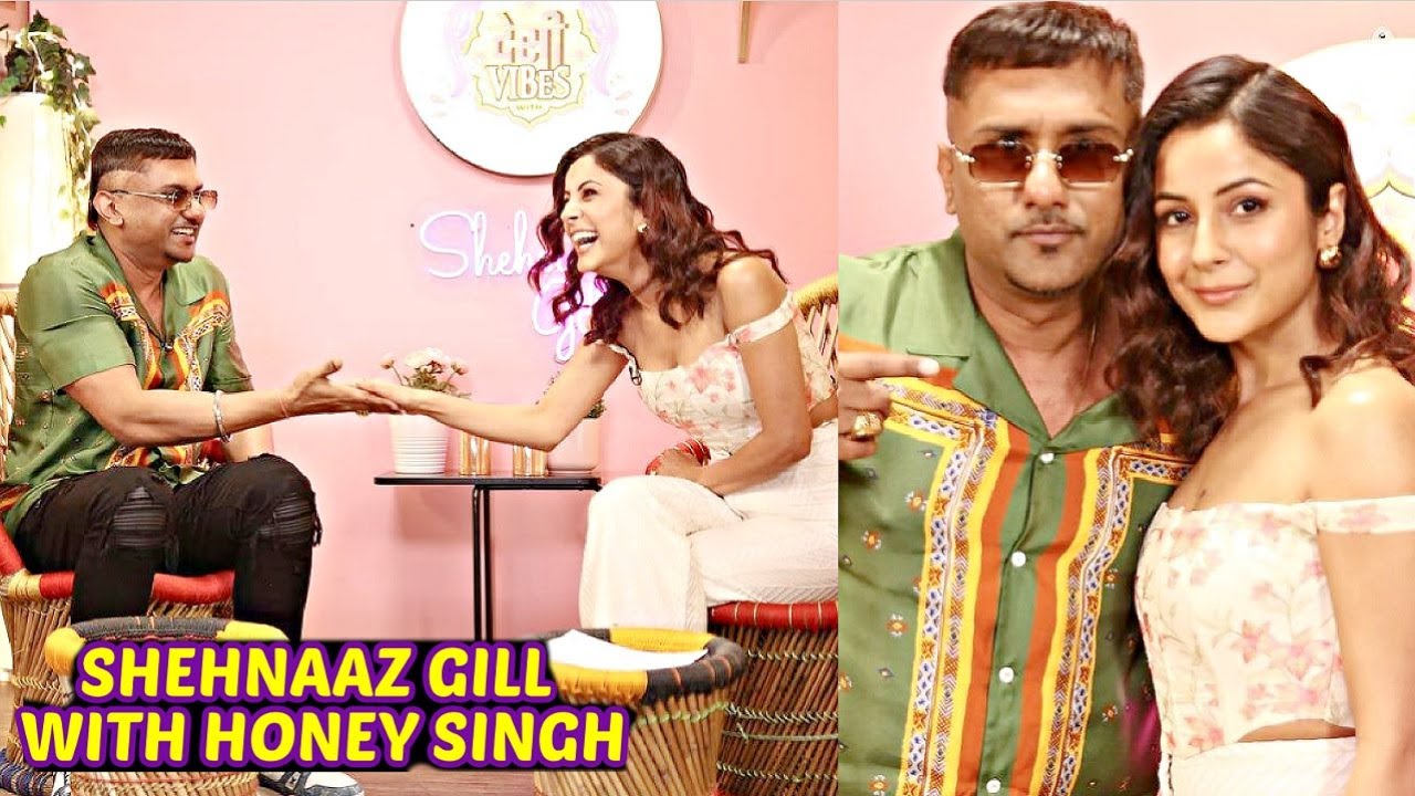 Shehnaaz Gill Welcomes Yo Yo Honey Singh On Her Chat Show Desi Vibes ...