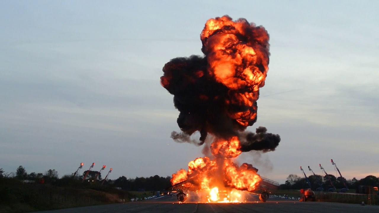 FAST AND FURIOUS 6 ANTONOV EXPLOSION TEST - SFX DEPT - YouTube