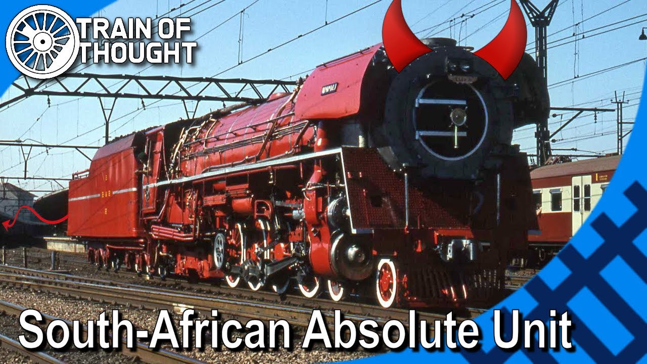 South Africa's Diesel busting Steam Locomotive - SAR "Red Devil" - YouTube