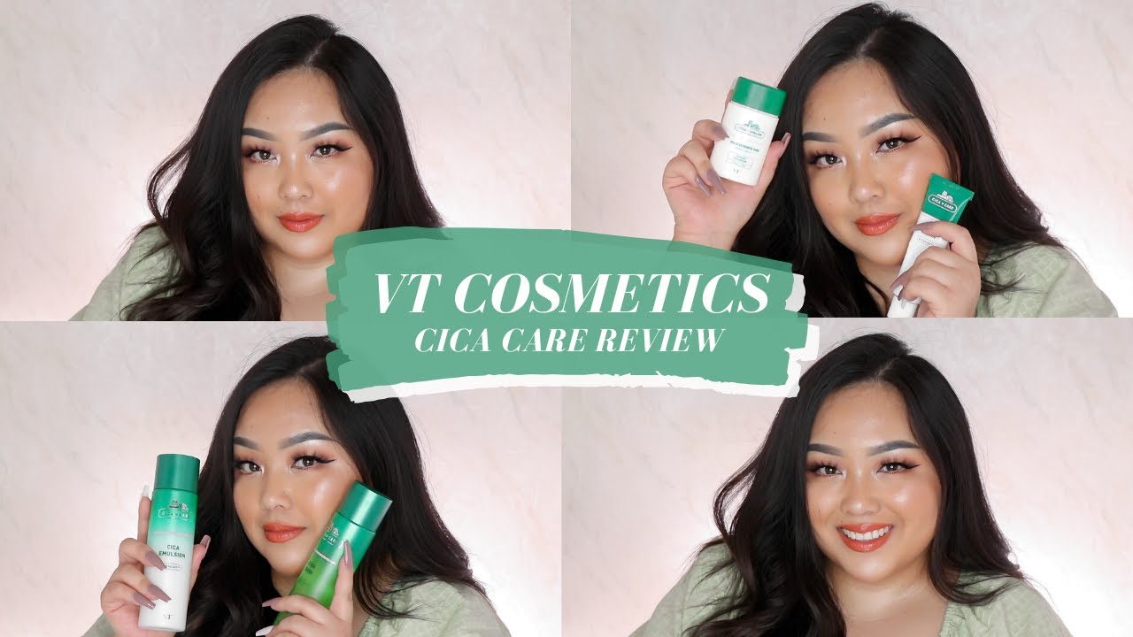 VT COSMETICS CICA CARE KBEAUTY SKINCARE REVIEW - YouTube